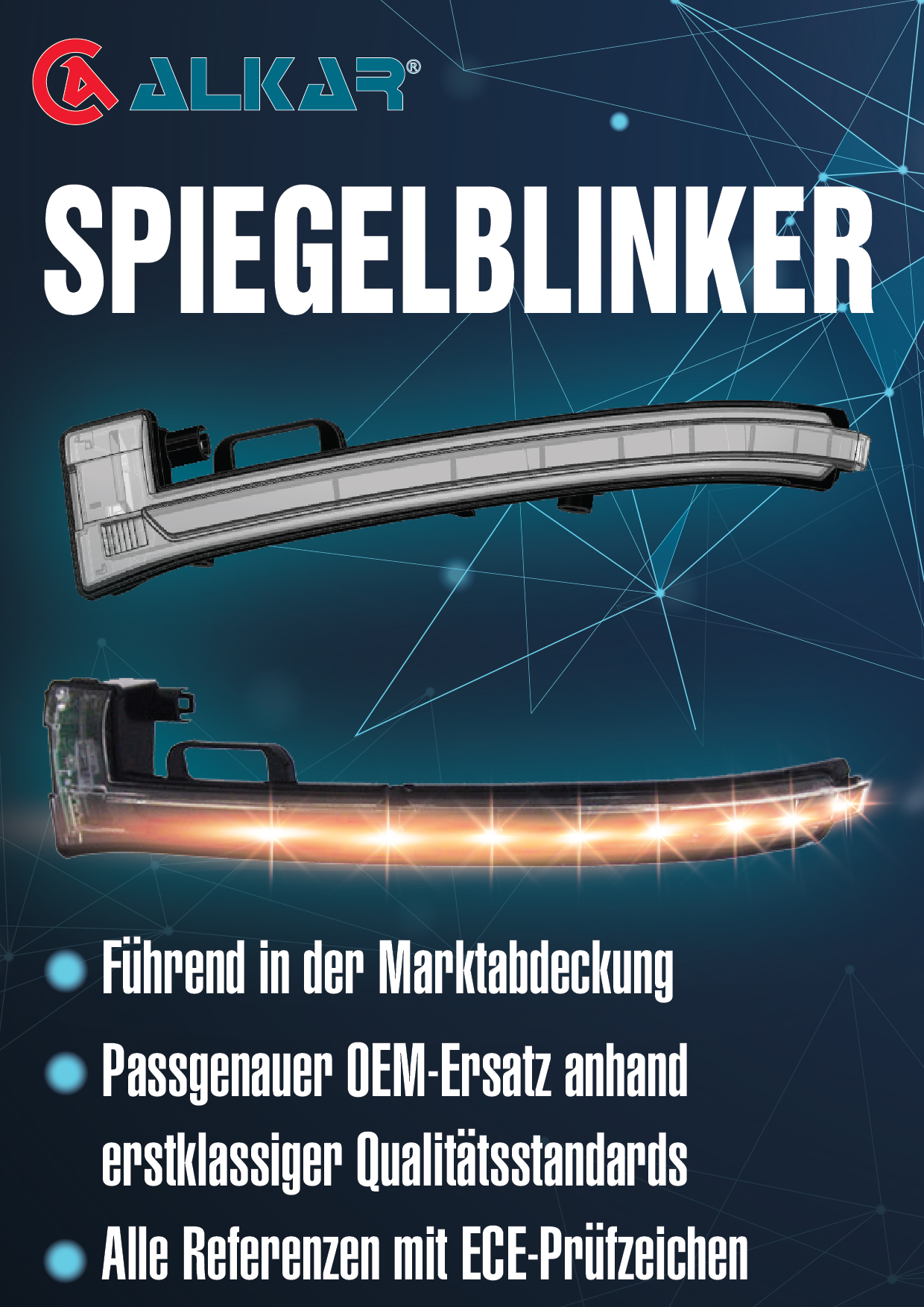 ALKAR VERBESSERT SEIN ANGEBOT AN SPIEGELBLINKERN